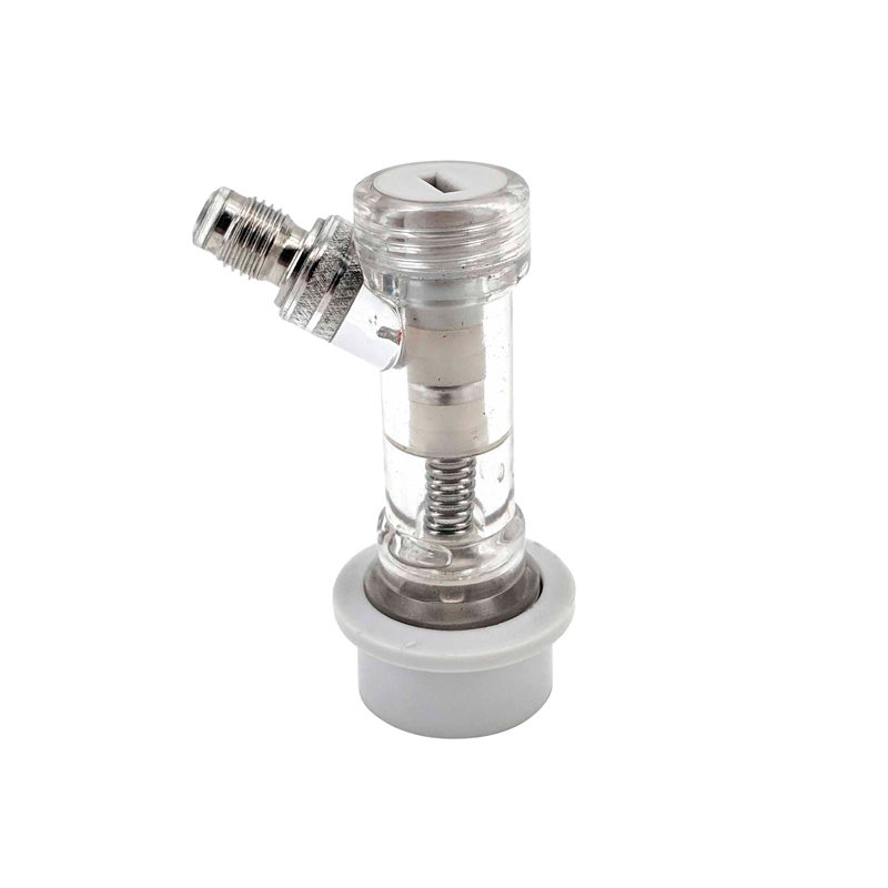 Ball Lock CO2 Connector with Check Valve - Brewolution